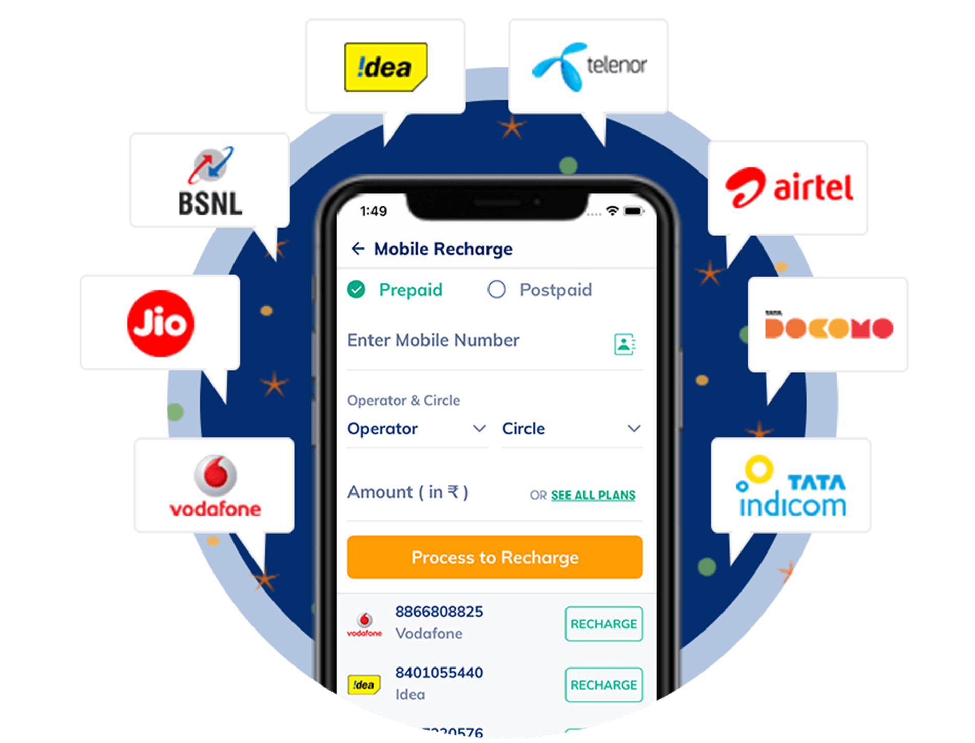 Mobile Recharge – RupeGrow